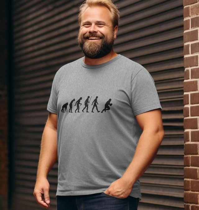 Evolution Of Football T Shirt | Funny Gift | Shirtbox