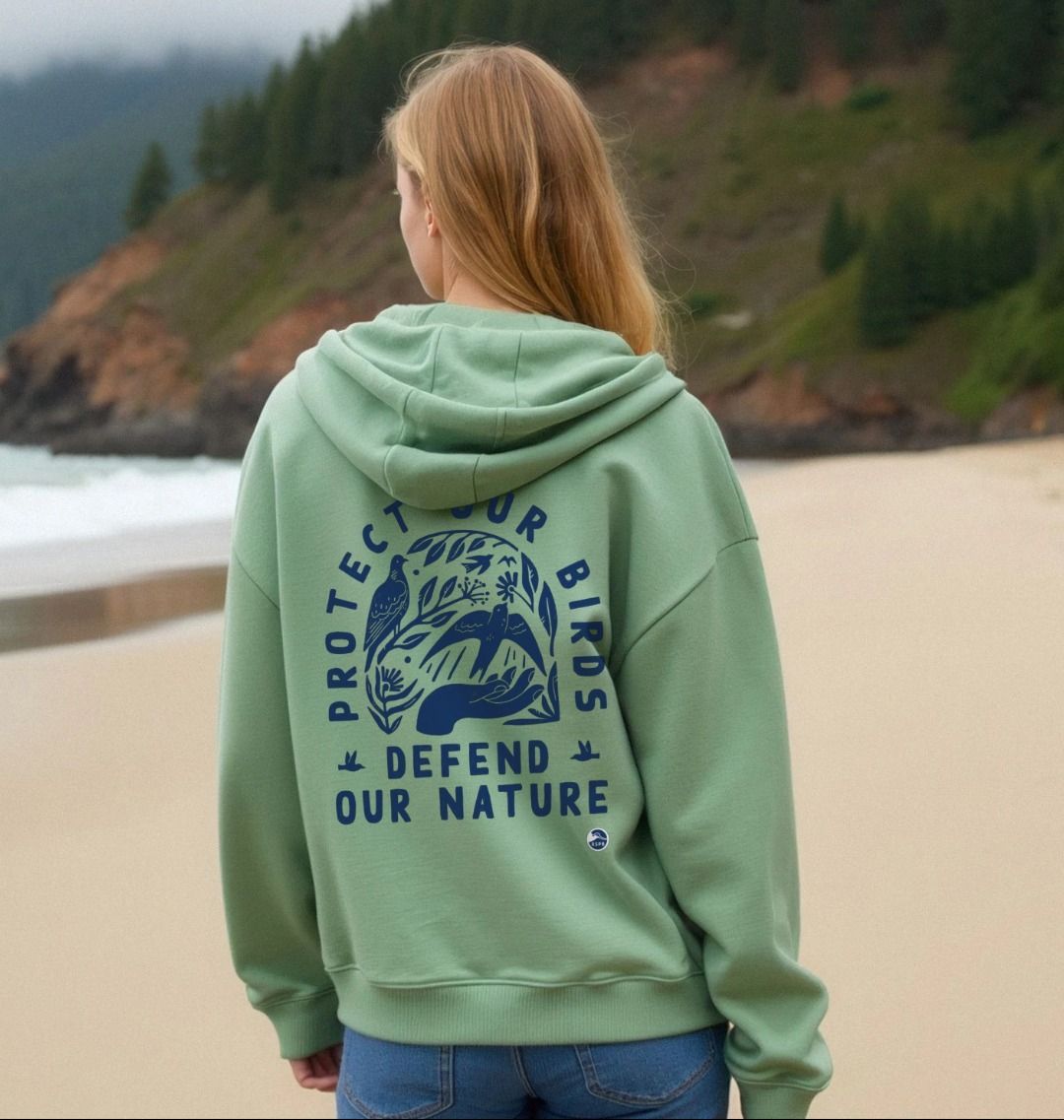 Protect Our Birds Zip Hoodie