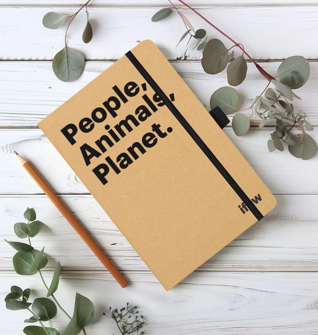 Eco Friendly A5 Notebook | Recycled Notebook | ifaw