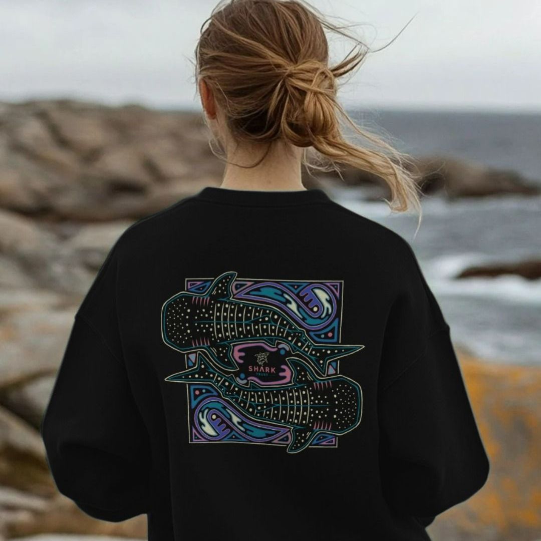 Whale Shark Jumper | Retro Graphic Sweatshirt | Shark Trust