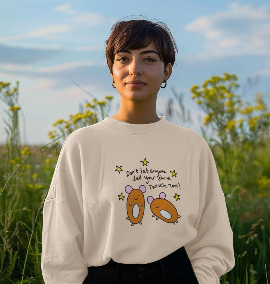 Women's Don't Let Anyone Dull Your Shine Oversized Jumper