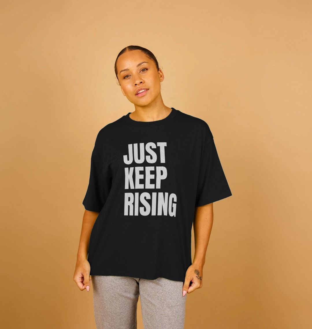 KEEP RISING Oversized Tees