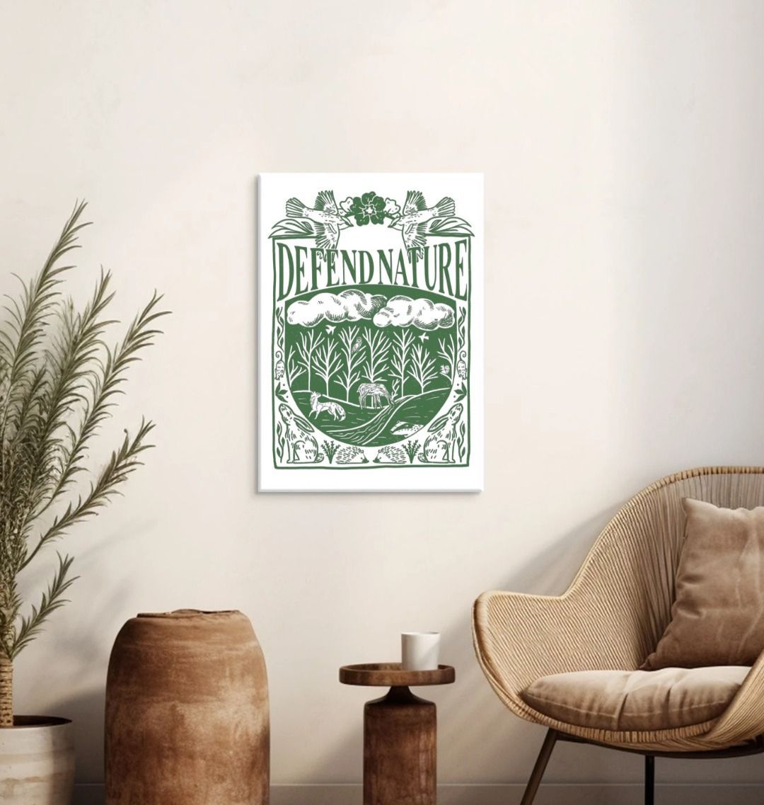 Defend Nature Canvas Print
