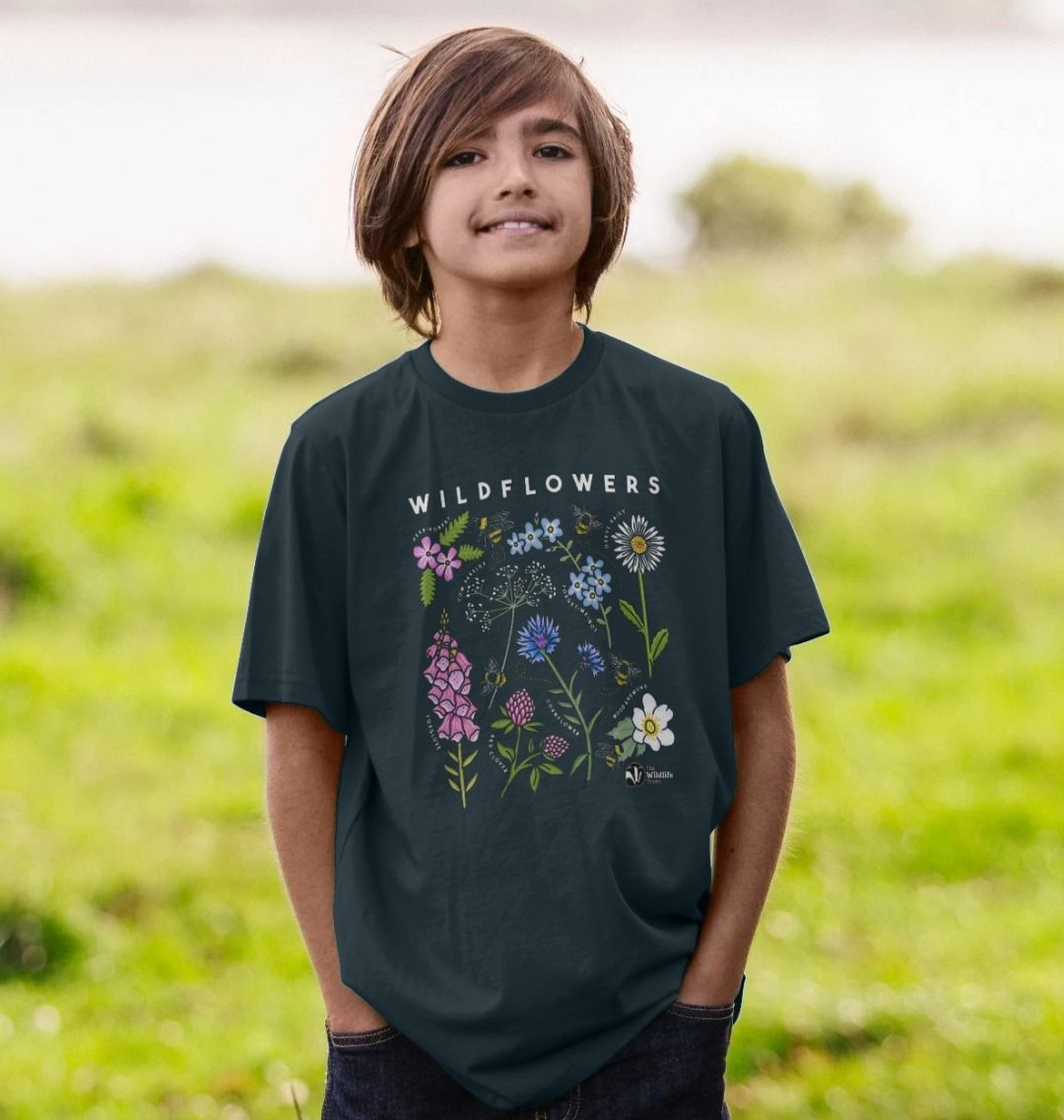 Wildflower Kids T-shirt | The Wildlife Trusts Shop