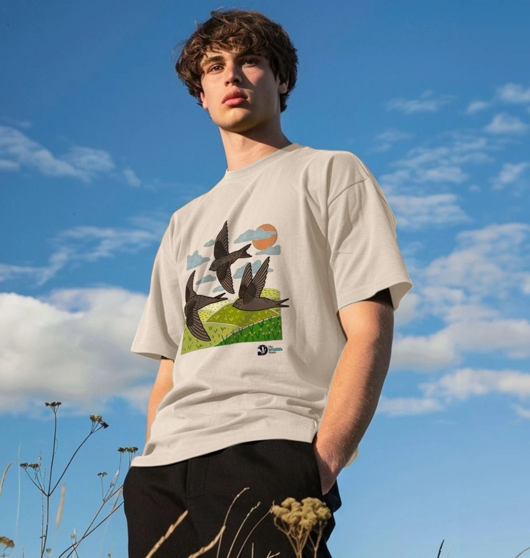 Men's Swifts Oversized T-shirt | The Wildlife Trusts Shop