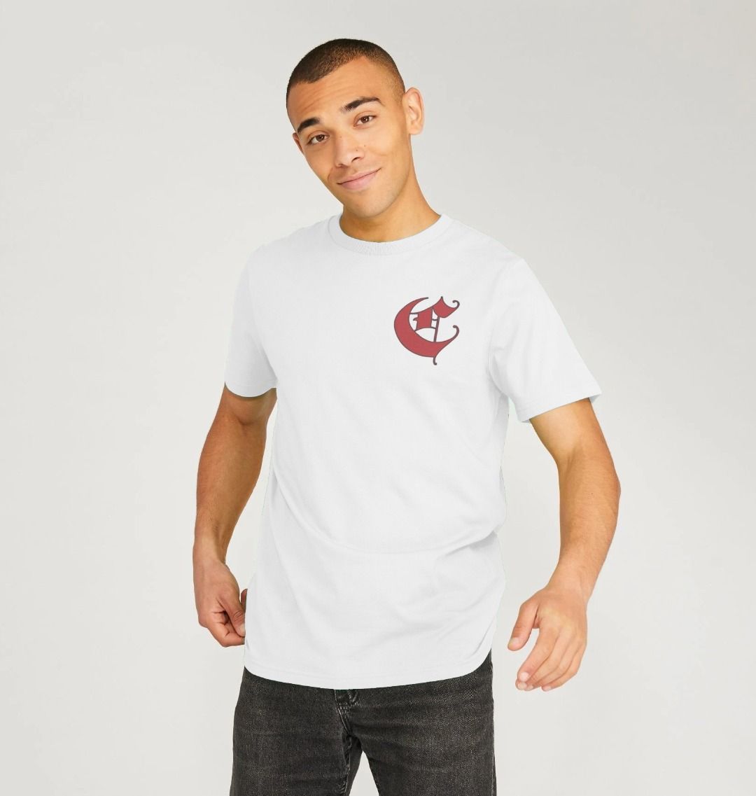 Cornish Pirates Rugby Grey Logo T-Shirt | Official Team Apparel