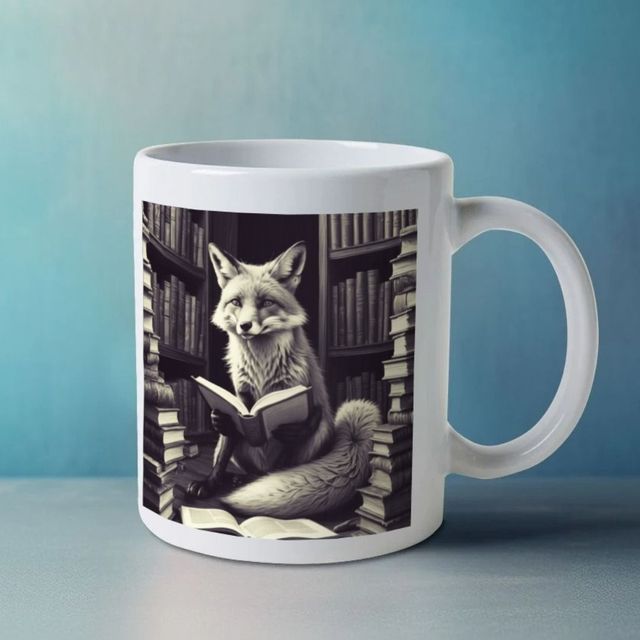 Spirit Fox Drawstring Bag