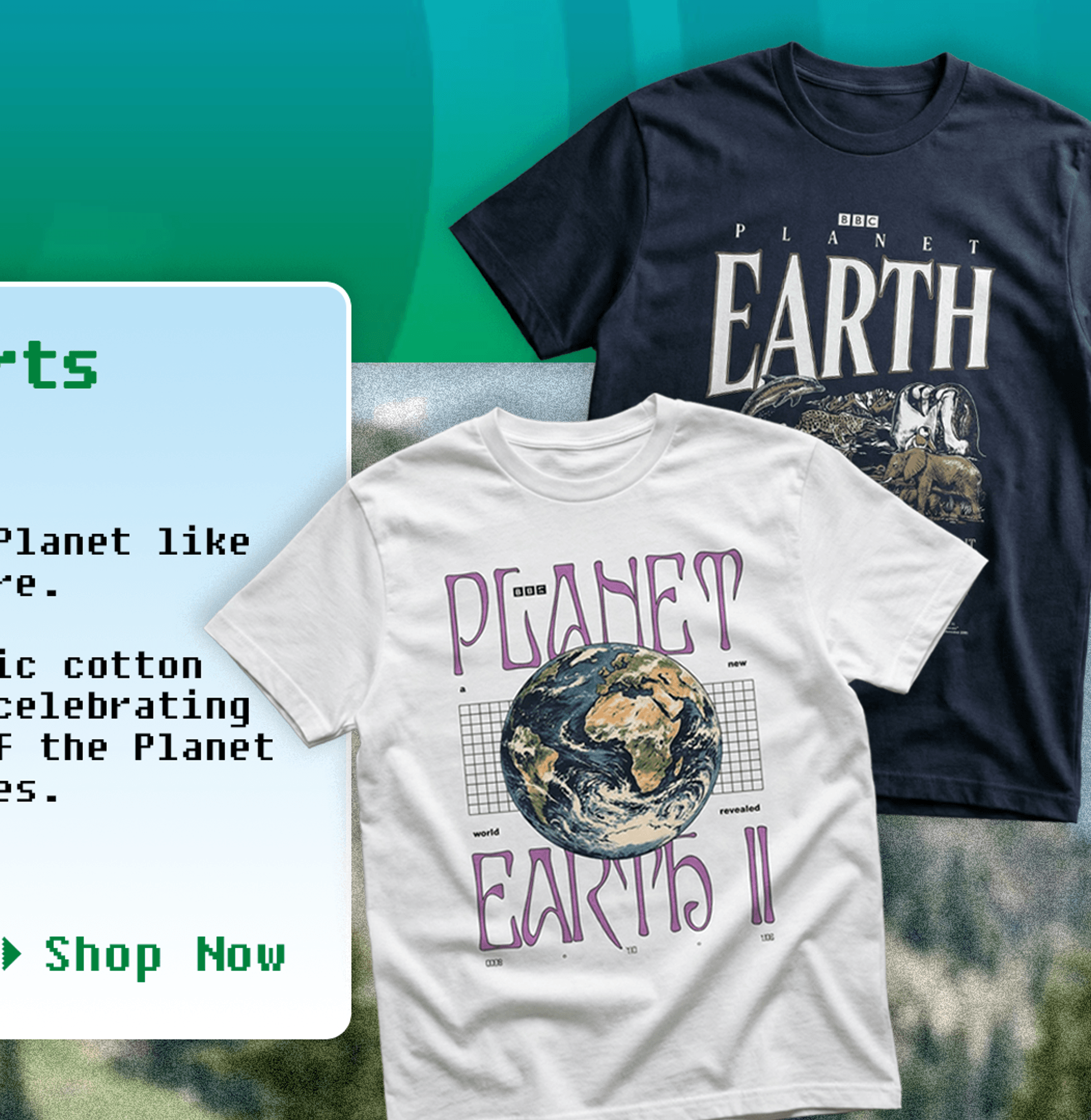 Wildlife T-shirts | Official BBC Earth Shop
