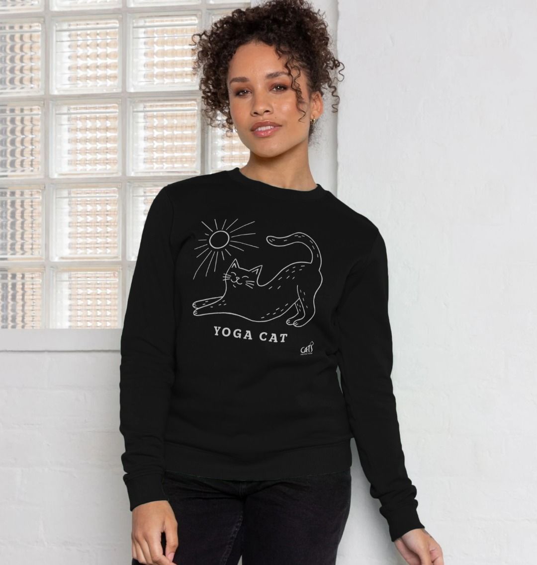 Women's Yoga Cat Jumper