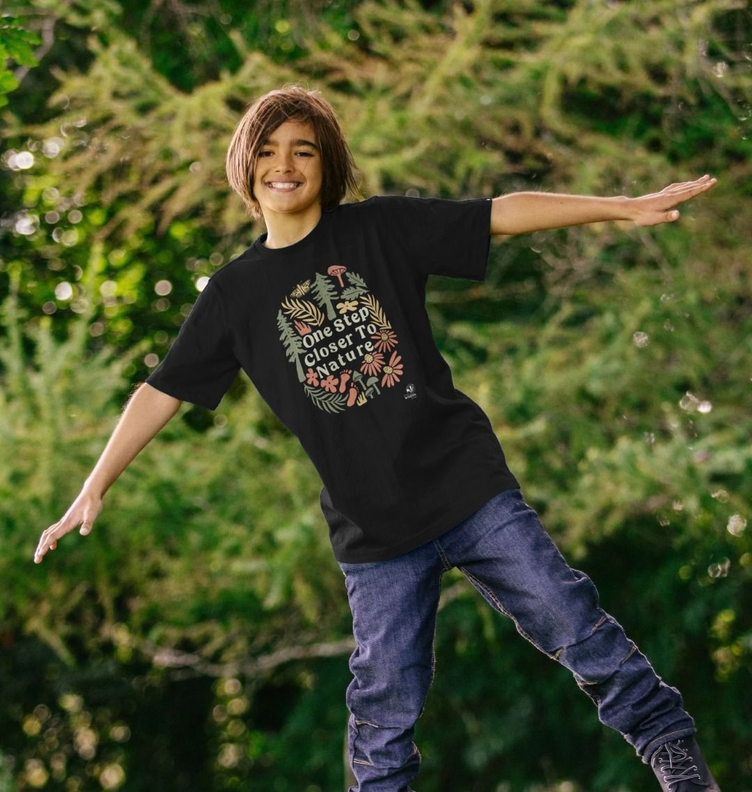 One Step Closer to Nature Kids T-shirt