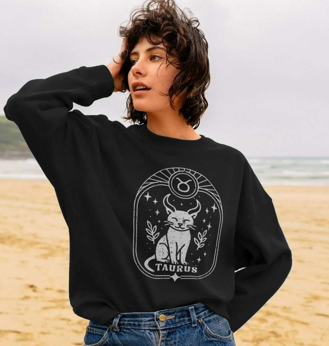 Taurus Cat Oversized Jumper