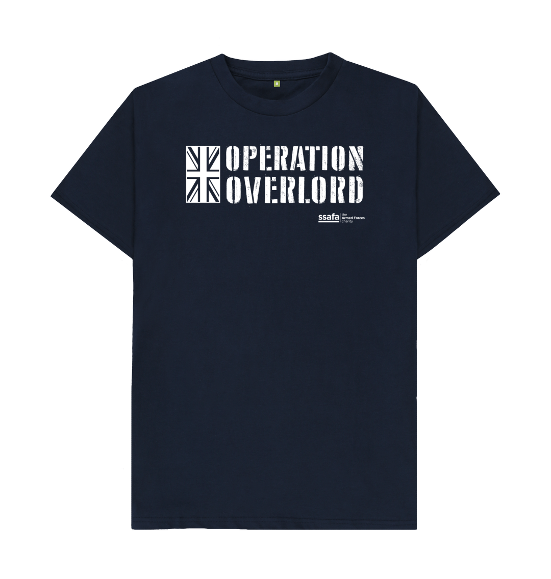 Operation Overlord T-shirt (Navy Blue) | SSAFA Store