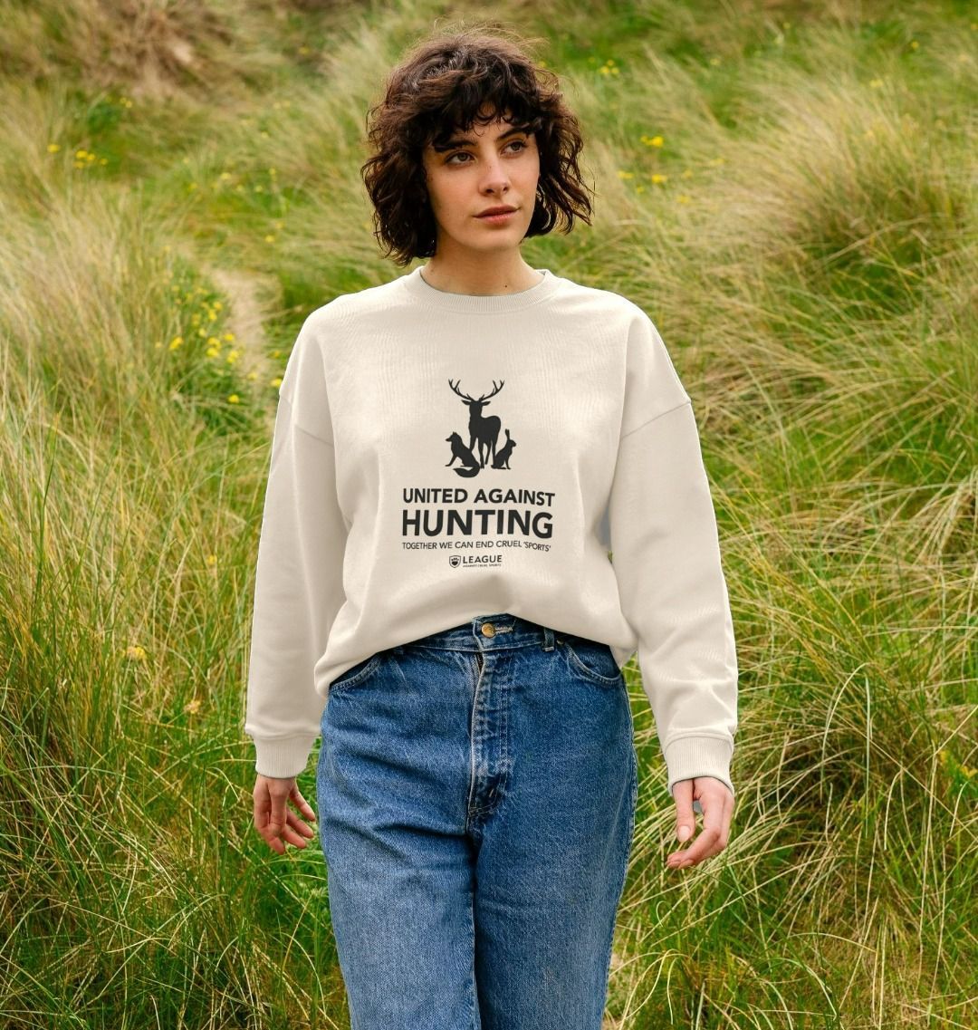 United Against Hunting Oversized Jumper