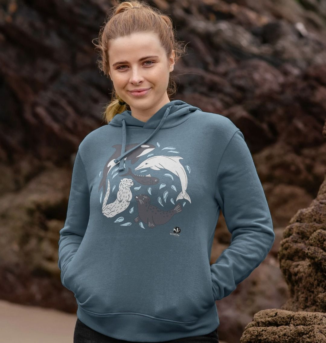 Marine Life Hoodie | The Wildlife Trusts Shop