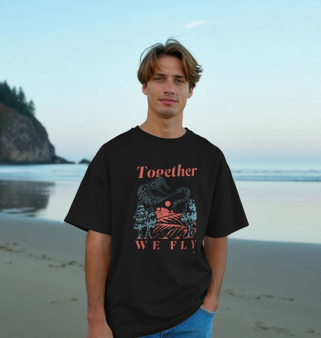 Together We Fly Oversized T-shirt