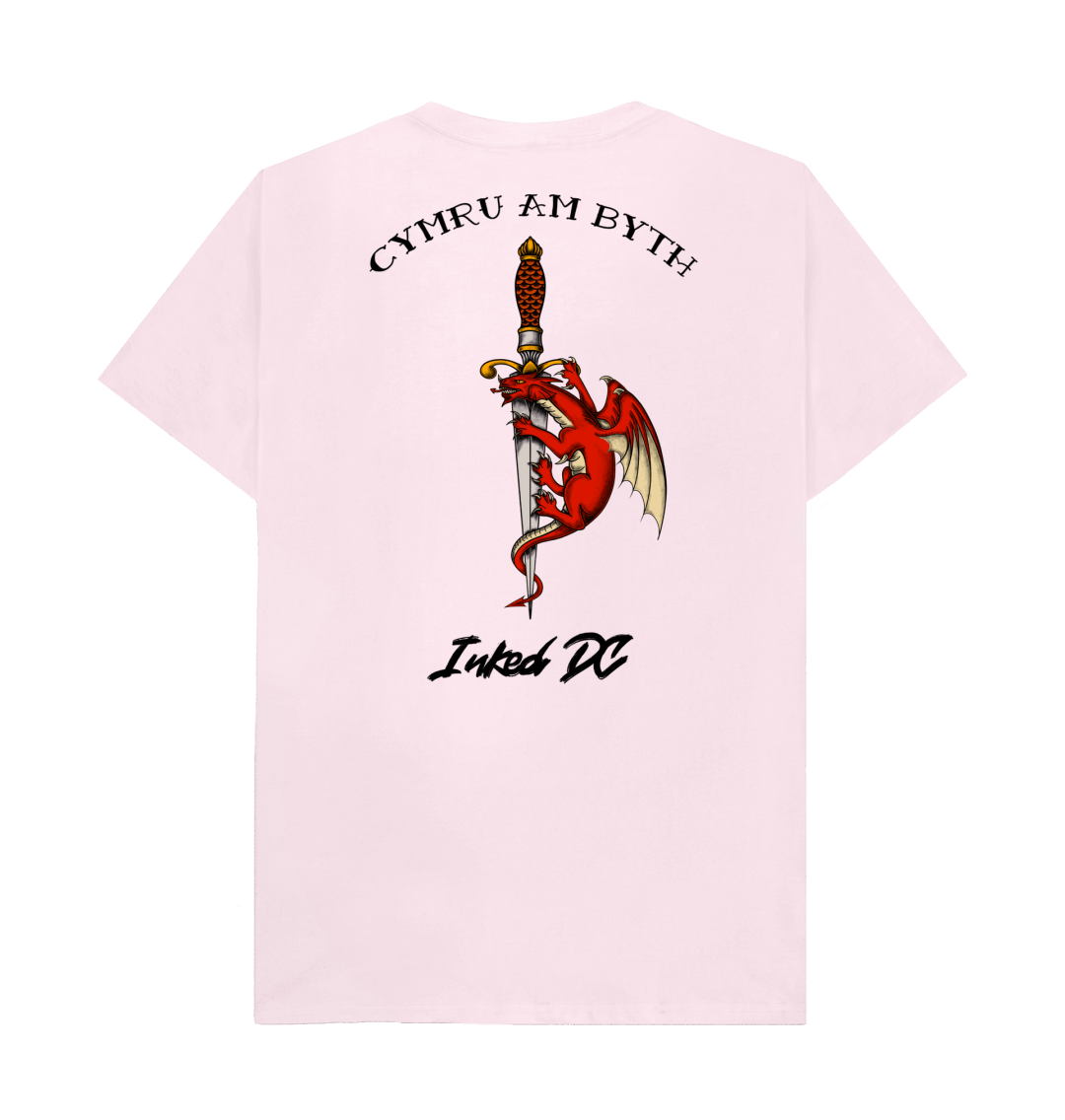 Inked DC cymru am byth light tee