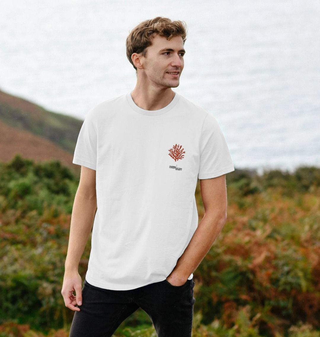 Coral Pocket Print T-shirt
