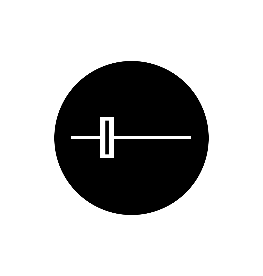 Crossfader Logo Sticker