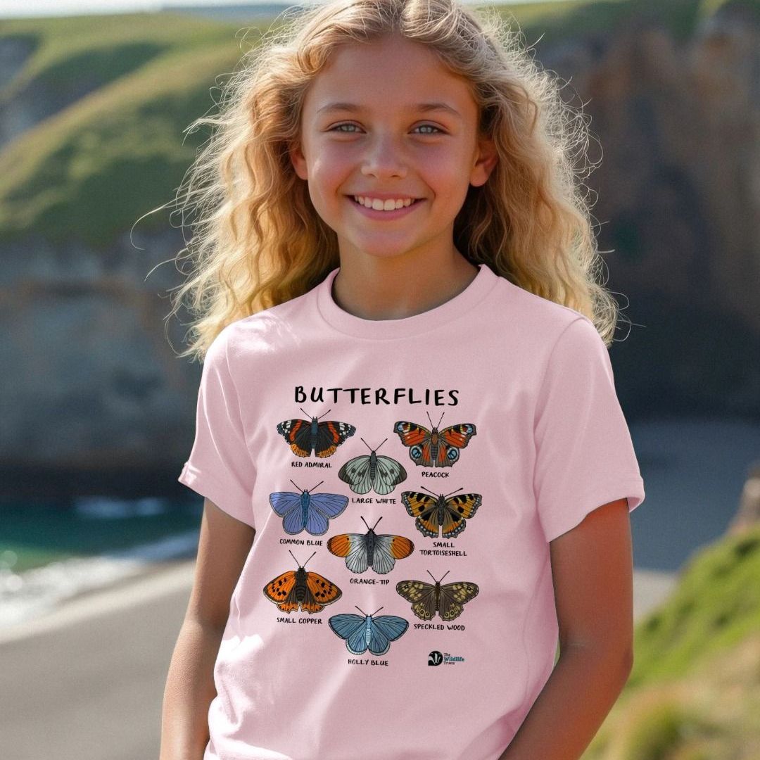 Butterfly Kids T-shirt | The Wildlife Trusts Shop