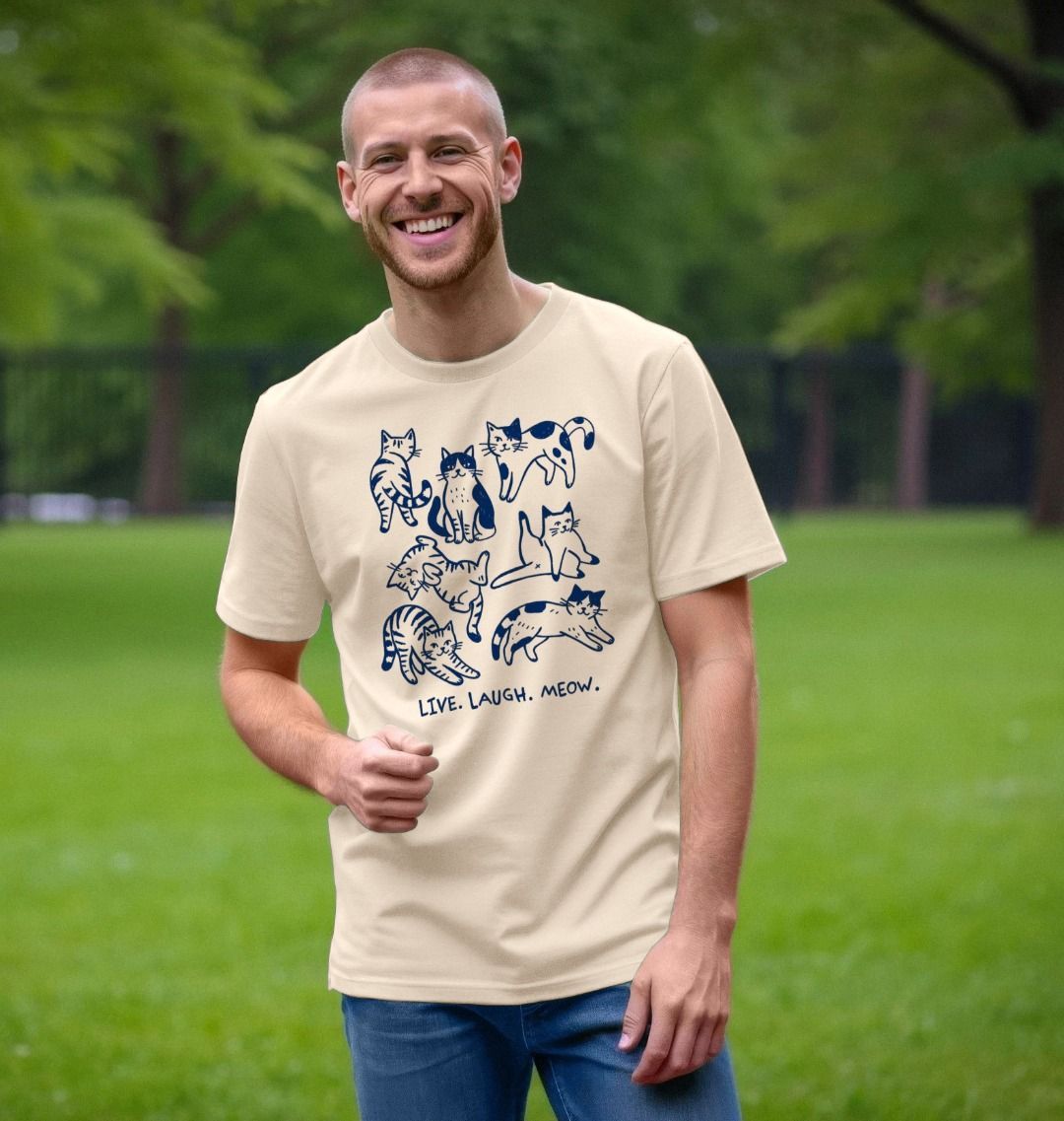 Live Laugh Meow T-Shirt