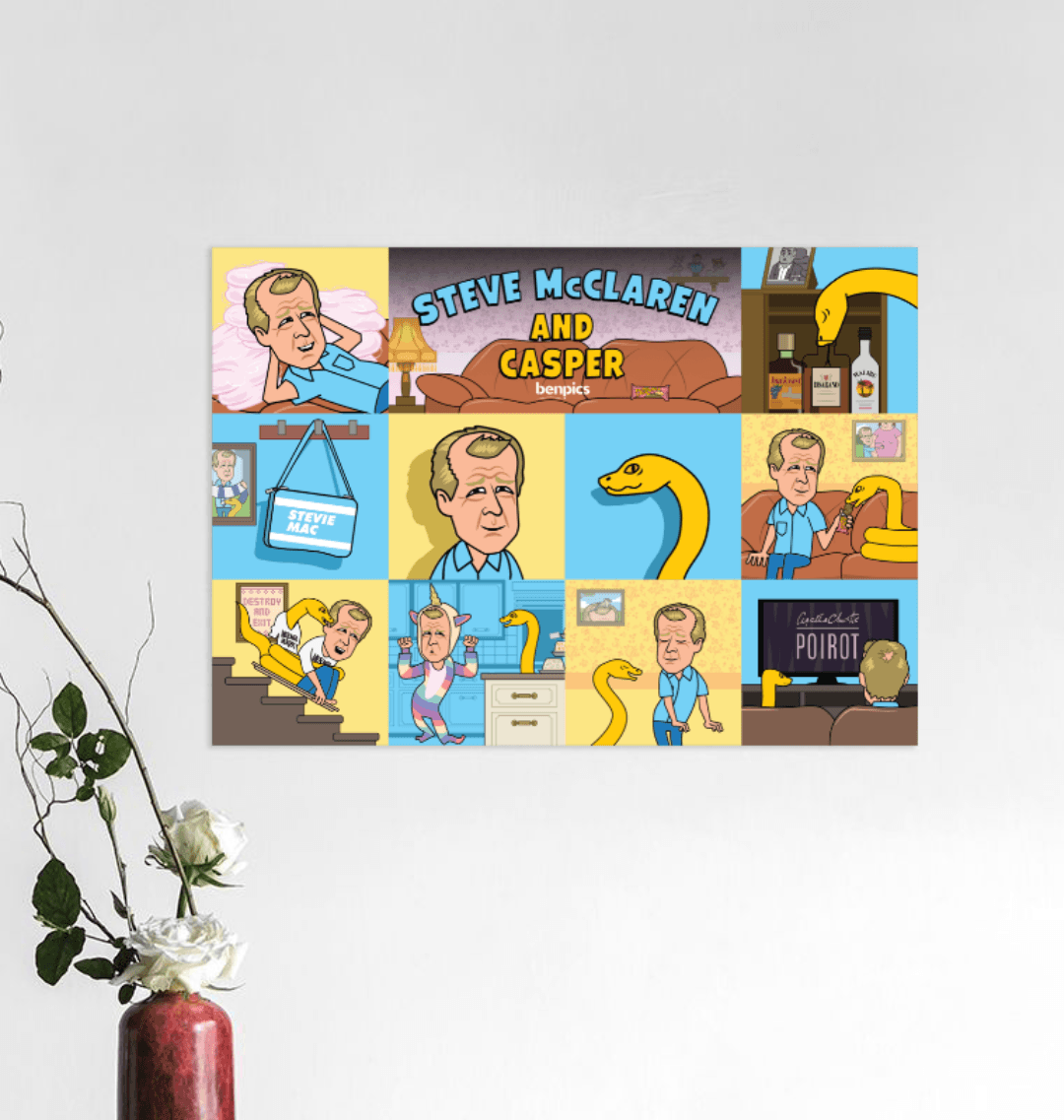 Steve and Casper poster