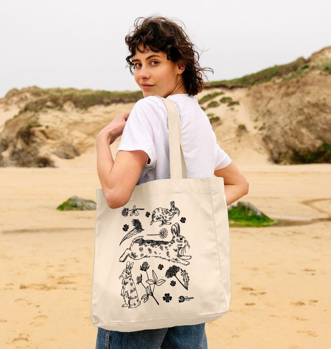 Rabbit Large Tote Bag | The Wildlife Trusts Shop
