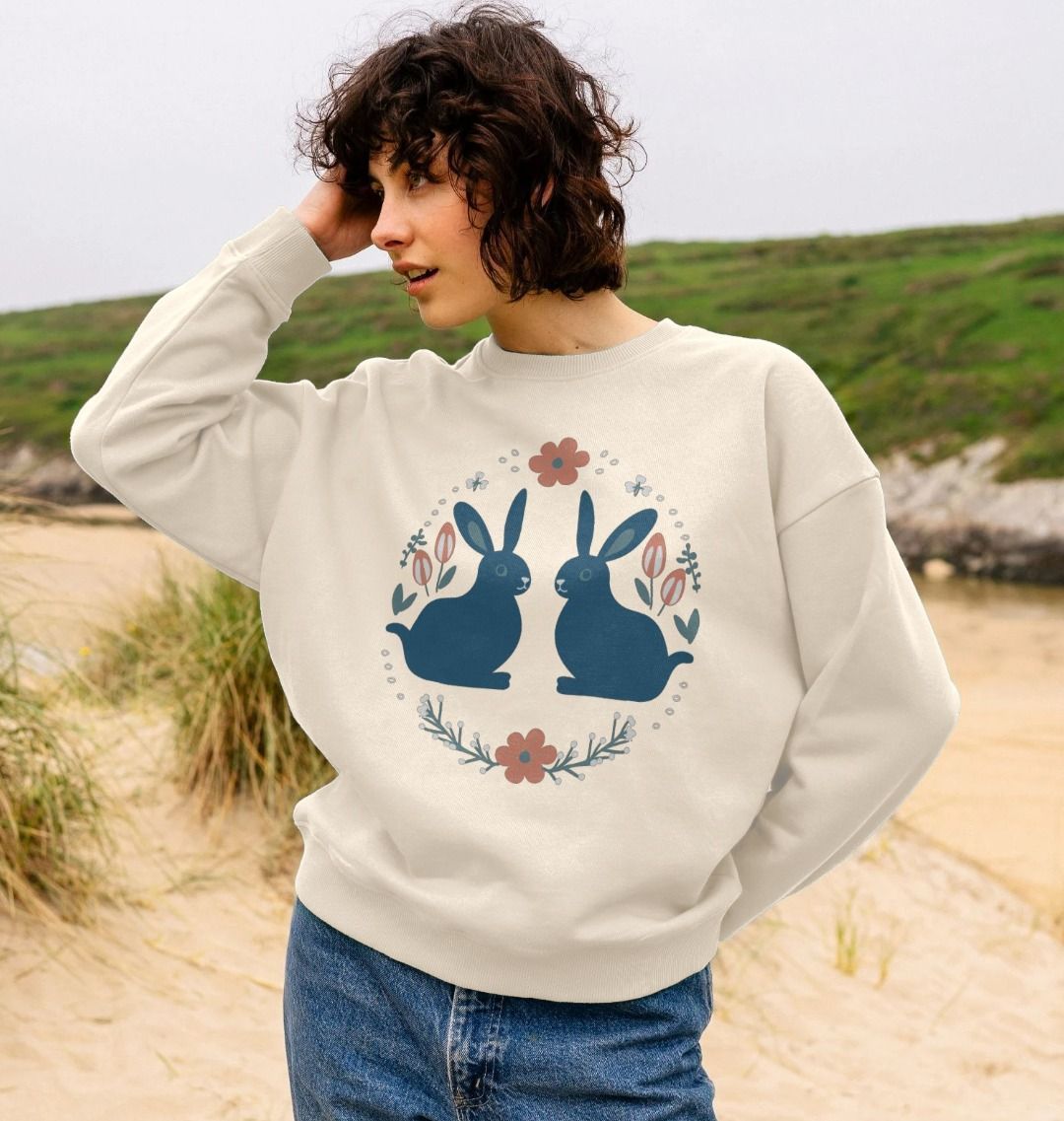 Rabbits Valentine Oversized Jumper