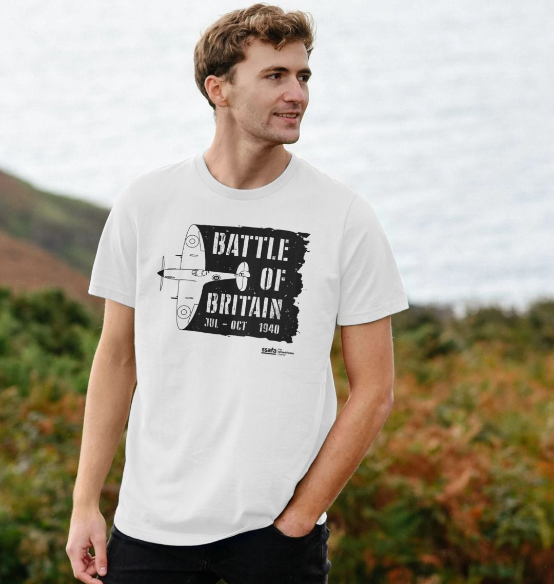 SSAFA Battle of Britain Spitfire T-shirt (White) | SSAFA Store