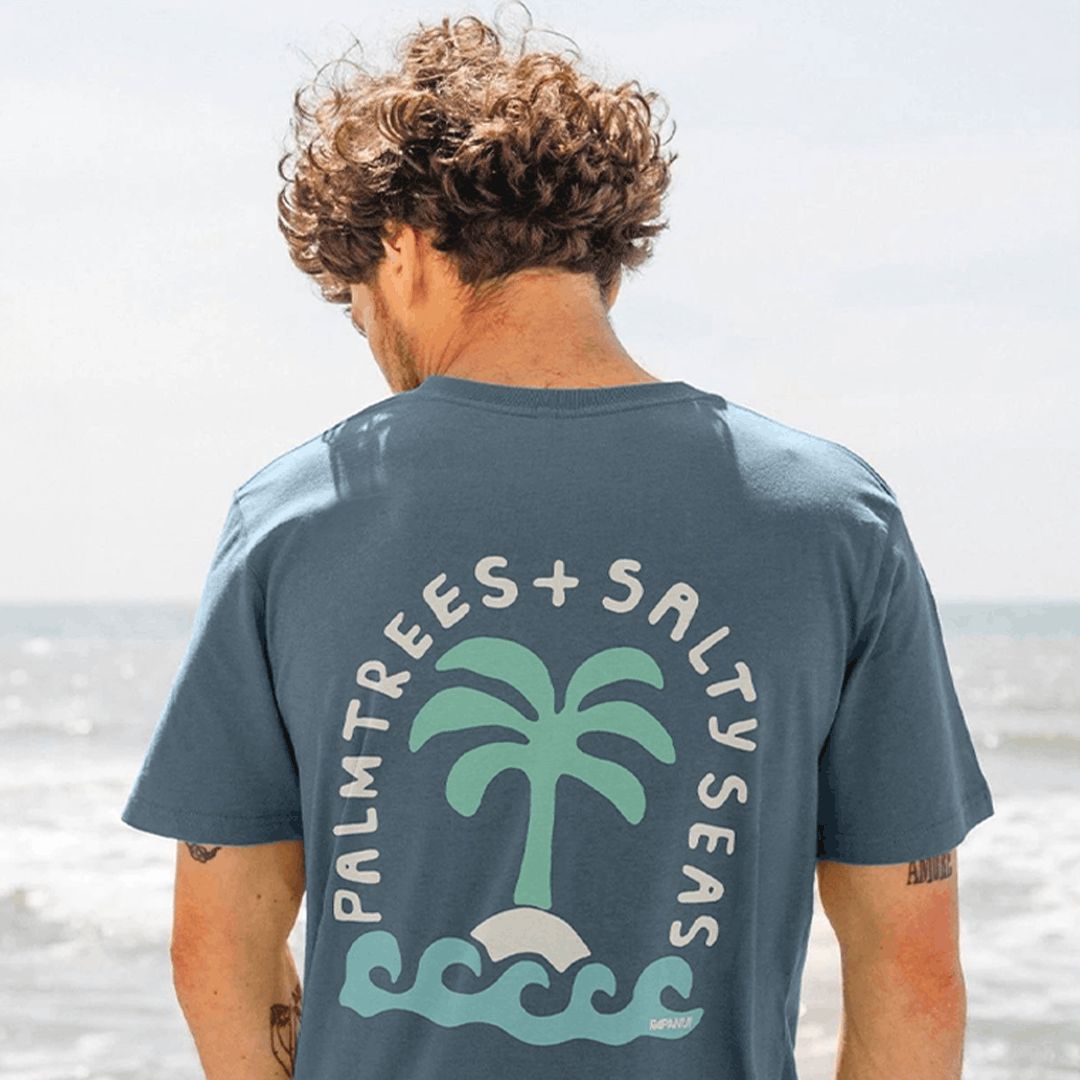 Palm Tree T-Shirt | Tropical Tee | Rapanui