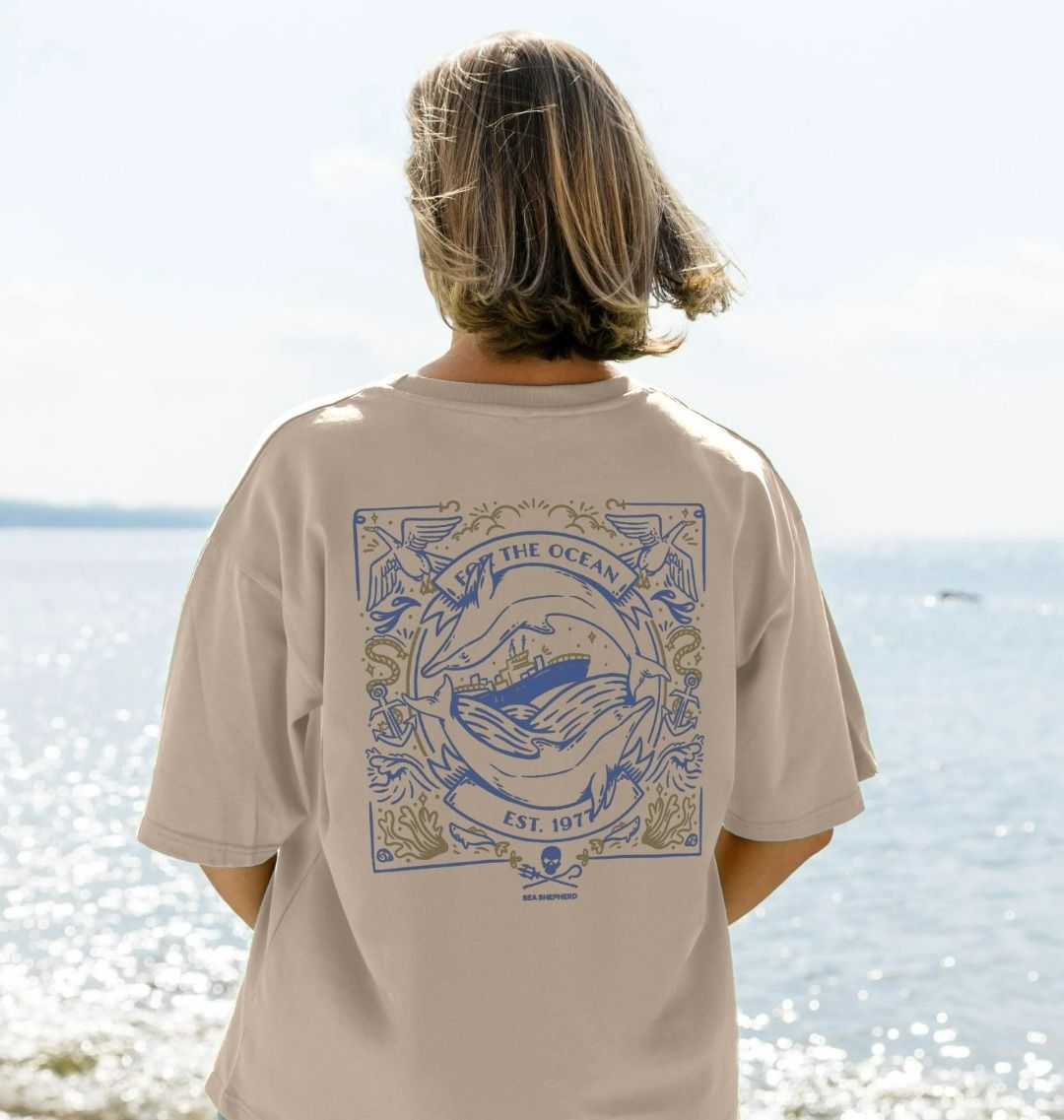 Guardians of the Blue Women's Oversized T-shirt