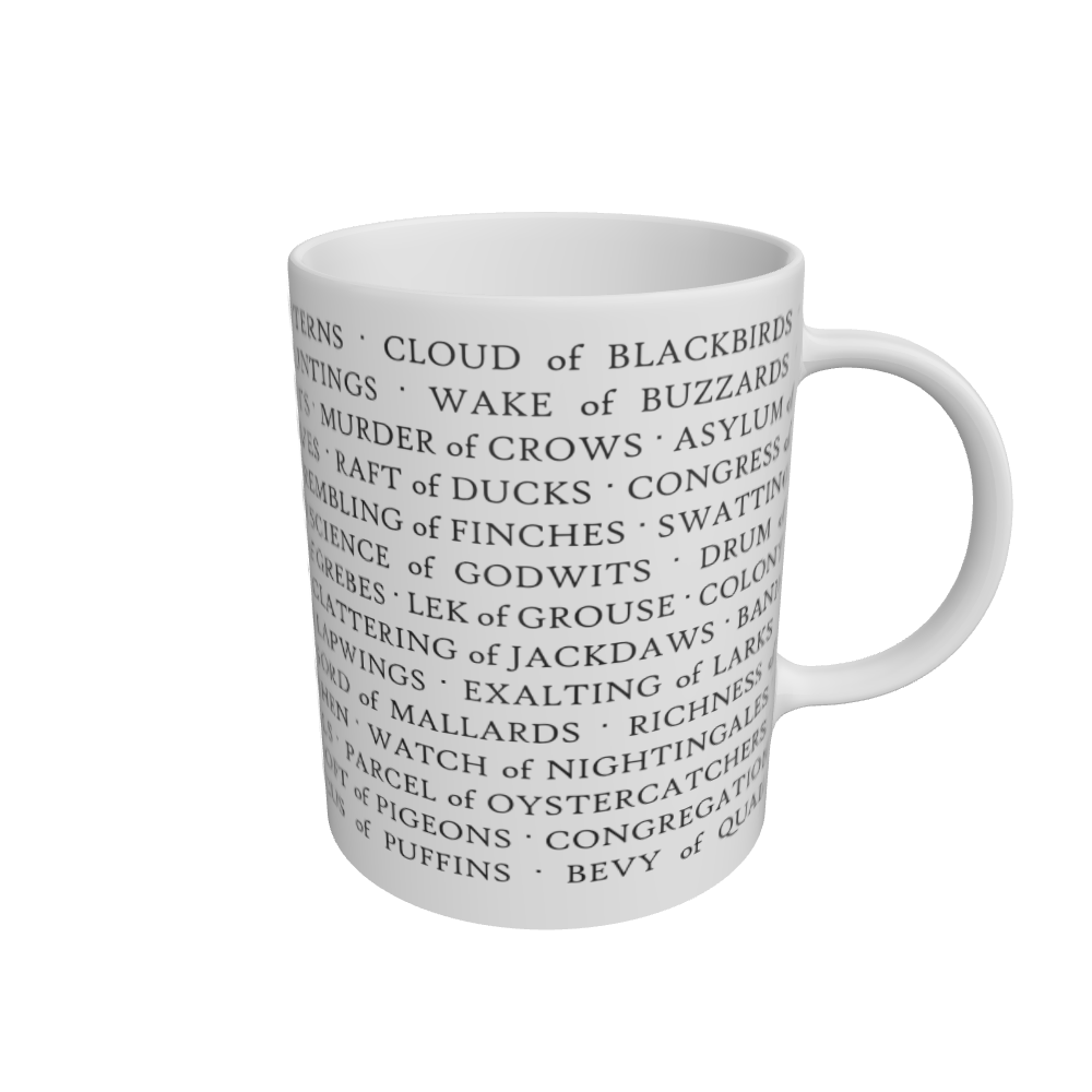 Birds Collective Nouns - Mug