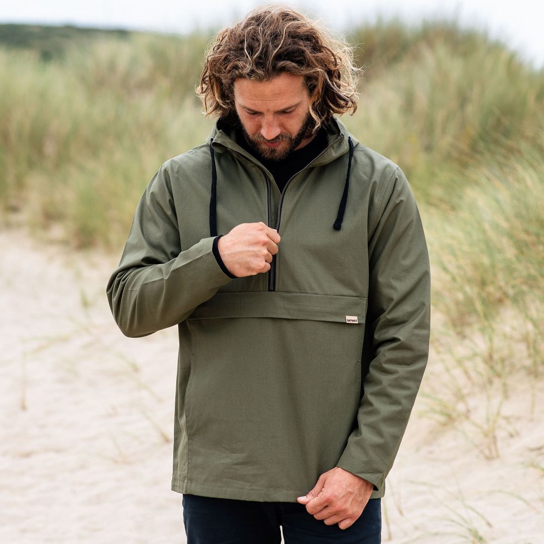 Men's Smock Jacket | Lightweight Rain Jacket | Rapanui