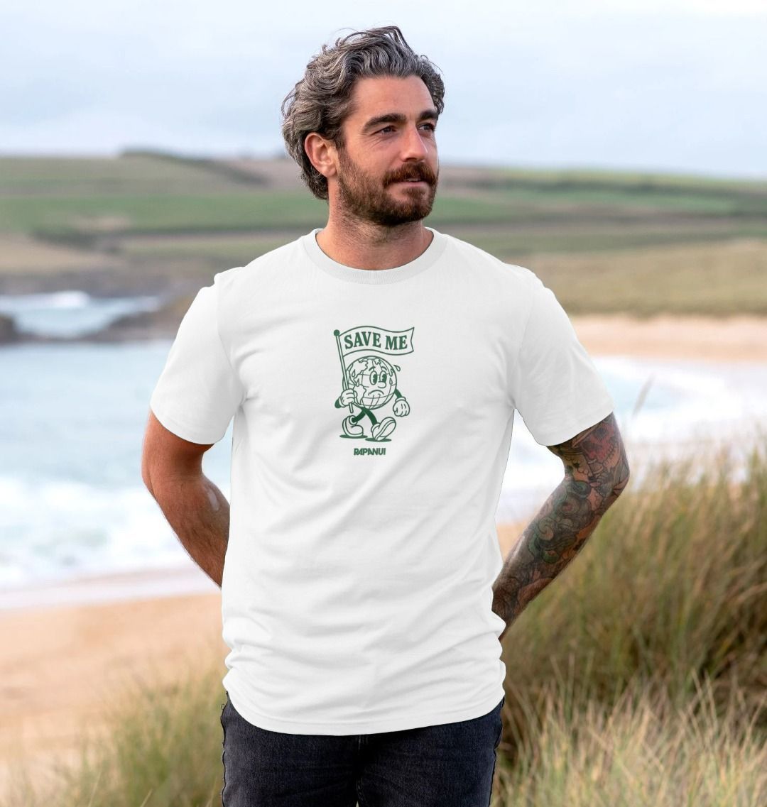 Earth Save Me T-Shirt | Save Our Planet | Rapanui